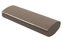 China Custom Fancy Handmade Glasses Case 159x58x33mm Iron Leather Optical Case for sale