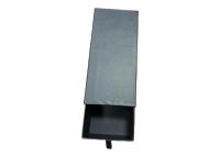 China Matte Black Drawer Style Rigid Paper Gift Box 175x78x60mm for sale