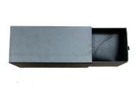 China Matte Black Drawer Style Rigid Paper Gift Box 175x78x60mm for sale