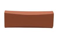 China Brown Leather Wrapped Custom Glasses Cases Magnetic Closure for sale