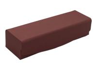 China Luxury Handmade Leather Metal Reading Glasses Case for sale