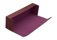 China Luxury Handmade Leather Metal Reading Glasses Case for sale