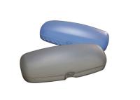 China Blue Injection Mold 15.6cm Clear Plastic Eyeglass Case Custom Glasses Cases for sale