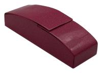 China Custom Logo Eyeglasses Case 151x51x42mm Iron Leather Sunglasses Packaging Box for sale