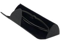 China Handmade Portable Aluminum Eyeglass Case Customized Logo for sale
