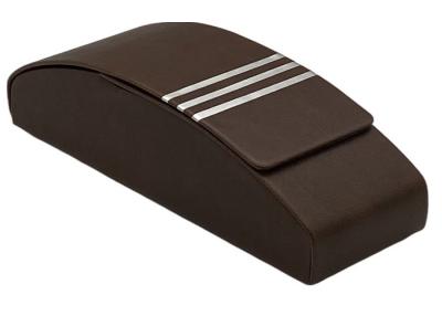 China Eco Friendly Iron Leather Handmade Glasses Case 158x54x43mm for sale