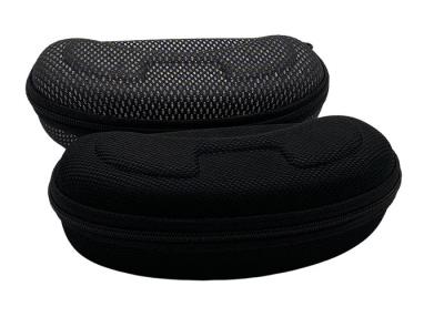 China Portable Hard Shell EVA Glasses Case , Oxford Fabric Zippered Glasses Case for sale