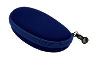 China Custom EVA Sunglasses Case 161x72x54mm with Inside Foam Rubber Zipper Puller for sale
