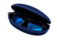 China Custom EVA Sunglasses Case 161x72x54mm with Inside Foam Rubber Zipper Puller for sale