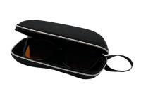 China Black Customizable EVA Glasses Case , Hard Zippered Sunglass Case for sale