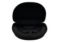 China Big Size Logo Printed EVA Zipper Sunglasses Case With Custom Rubber Puller for sale