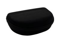 China Big Size Logo Printed EVA Zipper Sunglasses Case With Custom Rubber Puller for sale