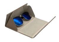China Gold Custom Logo Handmade Collapsible Eyeglass Case for sale