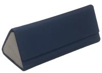 China Dark Blue Cardboard Foldable Glasses Case 160x64x58mm for sale