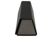 China Irregular Foldable Glasses Case 160x55x48mm Custom Logo PU Leather Sunglasses Case for sale