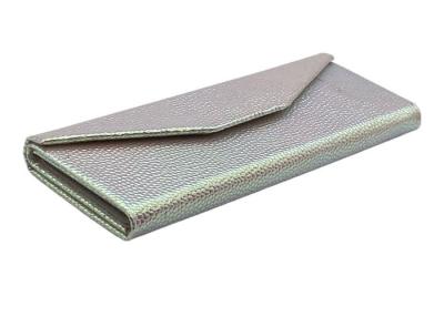 China Glittery Foldable Glasses Case , Handmade Cardboard Triangle Sunglasses Case for sale