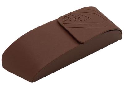 China Unique Shaped Iron Handmade Eyeglass Case 152x44x46mm Custom Logo for sale