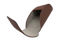 China Unique Shaped Iron Handmade Eyeglass Case 152x44x46mm Custom Logo for sale