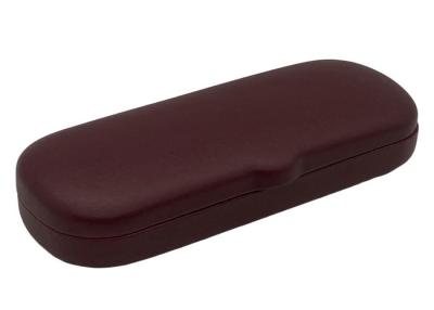 China Rust Red Slim Metal Glasses Case for Kids 155x60x33mm Iron Box for sale