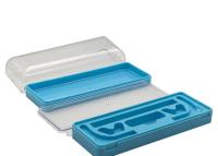 China Clear PS Top Double Layer Kids Custom Glasses Cases for sale