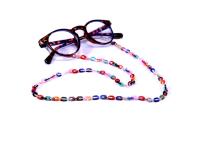 China Acrylic Glasses Chain 60cm Anti Slip Eyeglasses Rope Chain Multi Color for sale