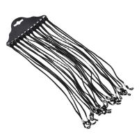 China Black Glasses Rope Chain , Nylon Fiber Rope Eyeglass String Holder for sale