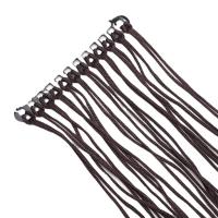 China Black Glasses Rope Chain , Nylon Fiber Rope Eyeglass String Holder for sale