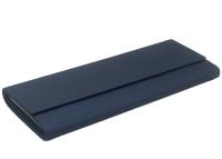 China Faux Leather Personalised Logo Triangle Sunglasses Case for sale