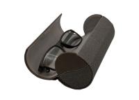 China Double Layer Round PU Leather Glasses Case 150x68x68mm for 2 Pairs for sale