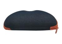 China Fabric Velvet EVA Glasses Case , Portable Zip Up Glasses Case for sale