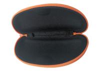 China Fabric Velvet EVA Glasses Case , Portable Zip Up Glasses Case for sale
