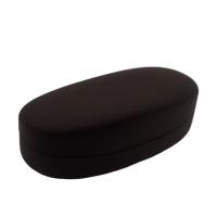 China Custom Logo Embossed ODM Clamshell Eyeglass Case 163x76x61mm Metal Optical Glasses Sunglasses Case for sale