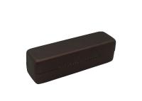 China Custom Logo Folding 15.5CM Slim Metal Glasses Case for sale