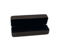 China Custom Logo Folding 15.5CM Slim Metal Glasses Case for sale