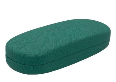 China 44mm Leather Hot Stamping Logo Custom Sunglasses Case For Glasses for sale