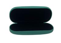 China 44mm Leather Hot Stamping Logo Custom Sunglasses Case For Glasses for sale