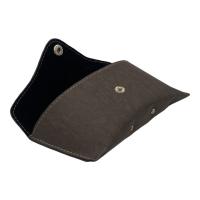 China Extra Large Leather Sunglass Case 171x81x50mm Custom Logo Embossed Eyewear Bag for sale