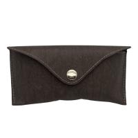 China Extra Large Leather Sunglass Case 171x81x50mm Custom Logo Embossed Eyewear Bag for sale