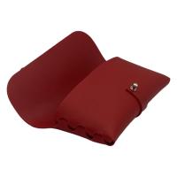 China Red Pu Handmade Personalized Cool 46mm Leather Glasses Pouch for sale
