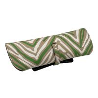 China Embossing Logo Durable Belt Closure Folding Eyeglasses Case for sale