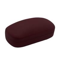 China Clamshell Printing Logo OEM Metal Glasses Case for sale