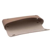 China Pink Fancy Design 17.8cm Leather Sunglasses Pouch With Button Closure for sale