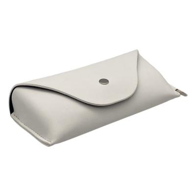 China Durable Soft Embossing Portable Sunglass Case Women Men Horizontal for sale