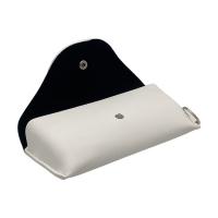 China Durable Soft Embossing Portable Sunglass Case Women Men Horizontal for sale
