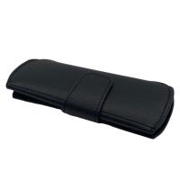 China Lightweight Portable PU Leather Eyeglass Case 164x74x27mm Custom Logo for sale