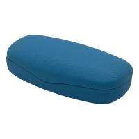 China Iron Leather Hard Glasses Case 143x60x42mm Custom Logo OEM Durable Protective Eyewear Case for sale