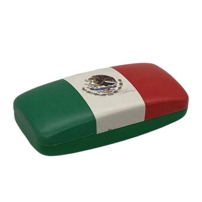 China Portable Hard Shell Sunglasses Case 83x40x26mm for Folding Glasses Custom Logo for sale