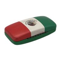 China Portable Hard Shell Sunglasses Case 83x40x26mm for Folding Glasses Custom Logo for sale