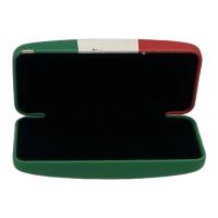 China Portable Hard Shell Sunglasses Case 83x40x26mm for Folding Glasses Custom Logo for sale