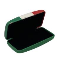China Portable Hard Shell Sunglasses Case 83x40x26mm for Folding Glasses Custom Logo for sale